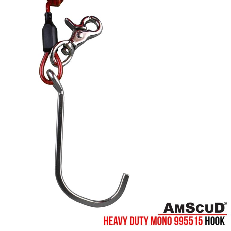 AmScuD Heavy Duty Shock Line w/ Nickle Plating – MONO HOOK 995515 ...
