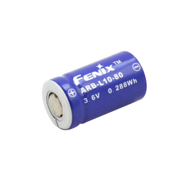 Battery Fenix 10180 80mAH 3.6v Protected Lithium Ion (Li-Ion ...