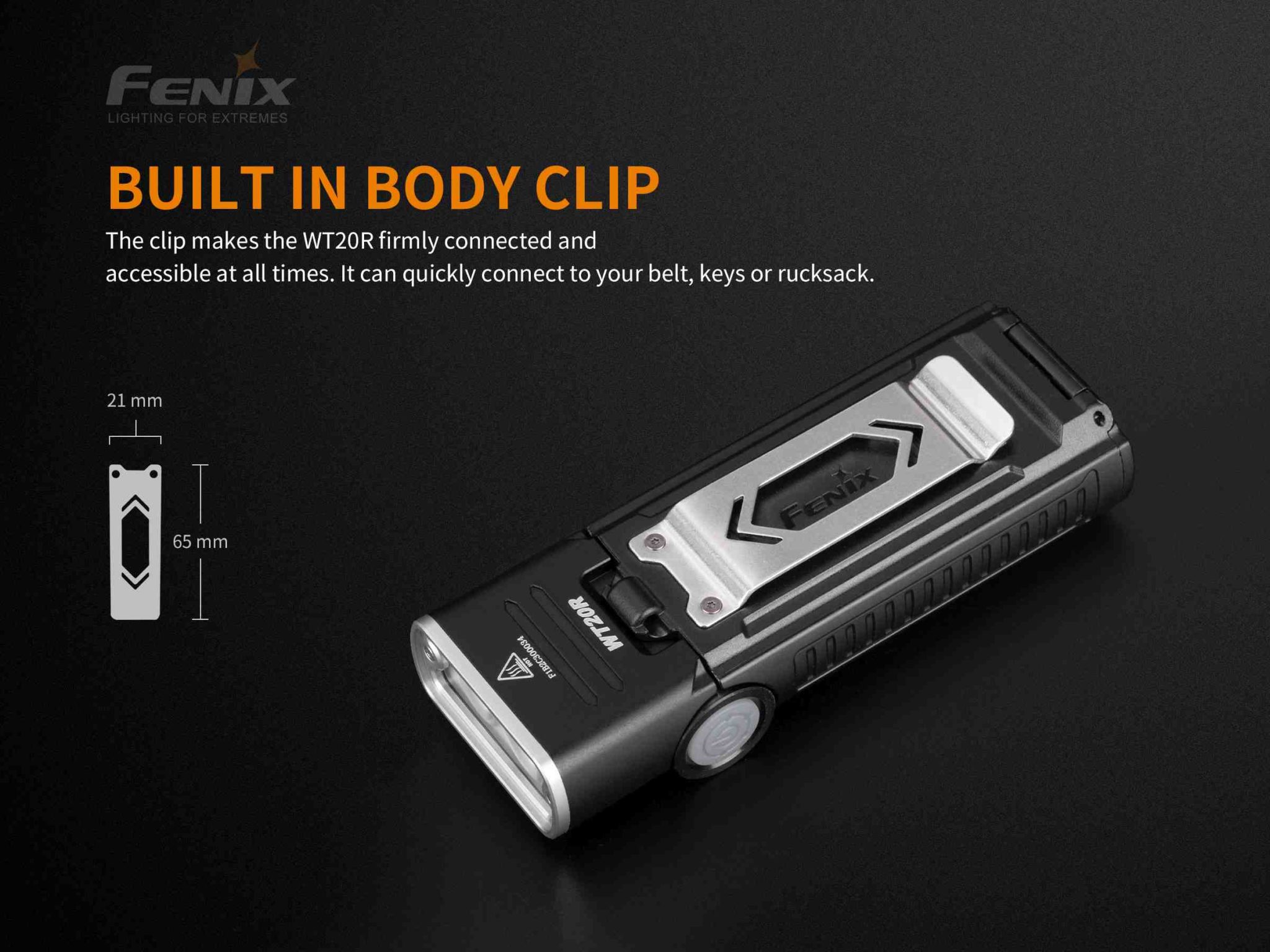 Fenix WT20R Multifunctional LED Flashlight – CREE LED – 400 Lumens ...