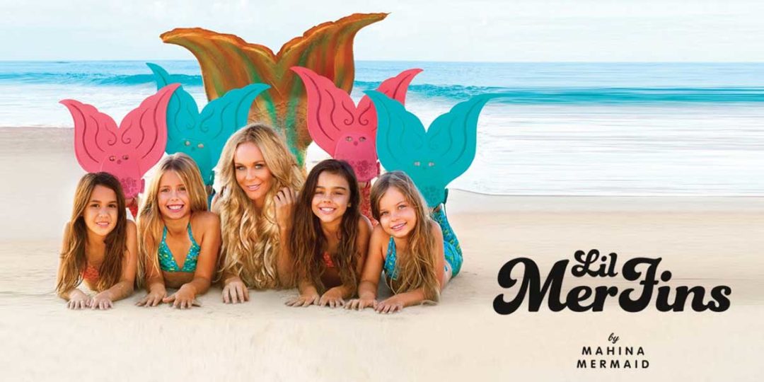Mahina Mermaid Fin CORAL – Rubber Monofins – AlatSelam.Com