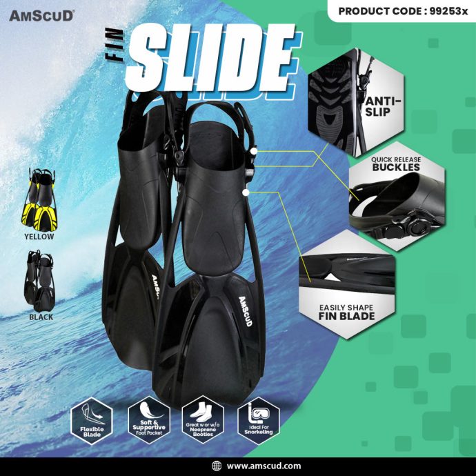 Paket Snorkling AmScuD Full Foot Slide Adult Skill – AlatSelam.Com