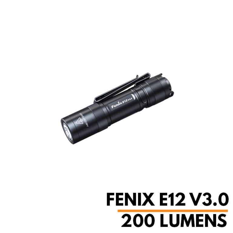 Fenix E12 V3 Compact Everyday Carry LED Flashlight – Luminus SST20 LED ...
